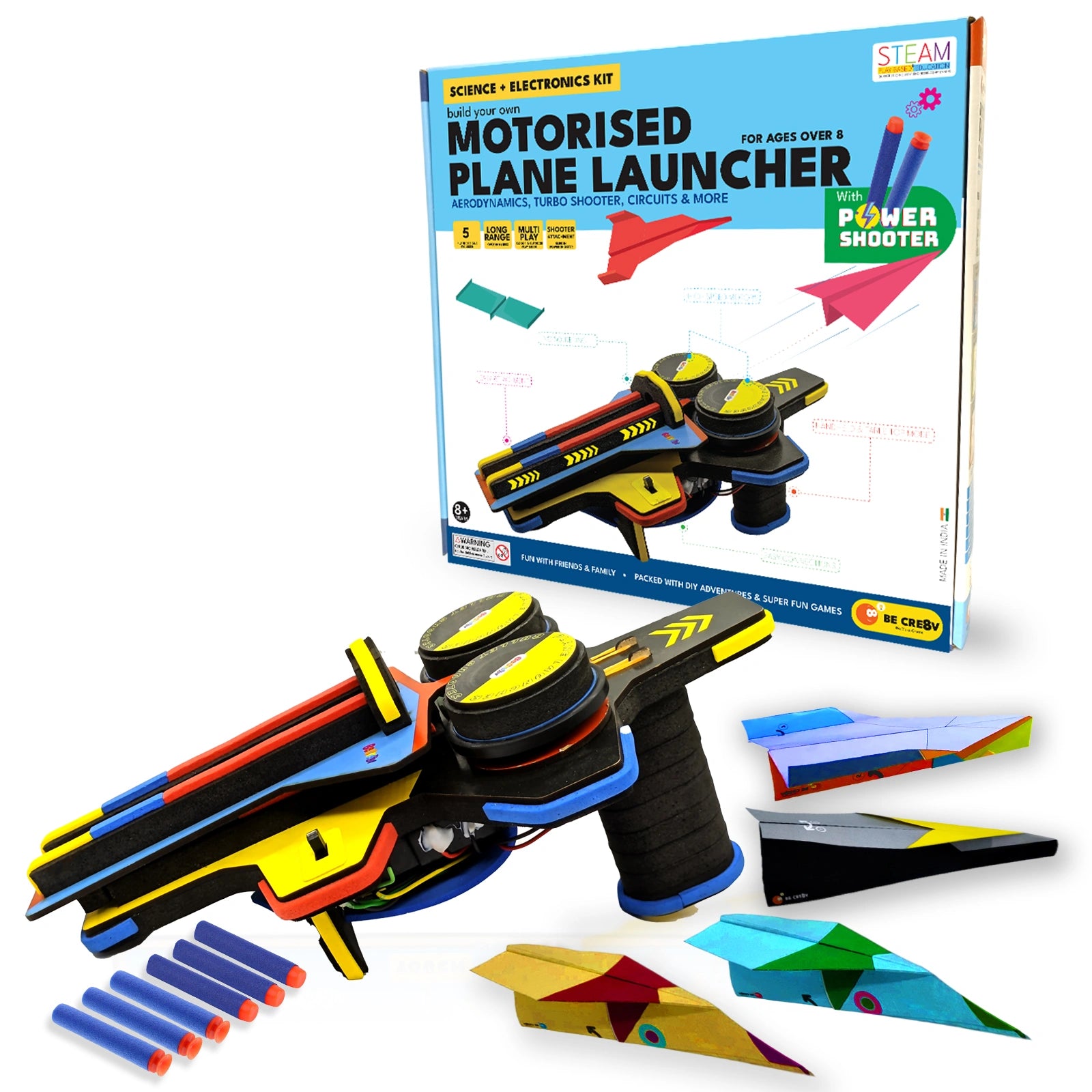 Plane Launcher with Power Shooter | 8-14 years – Be Cre8v